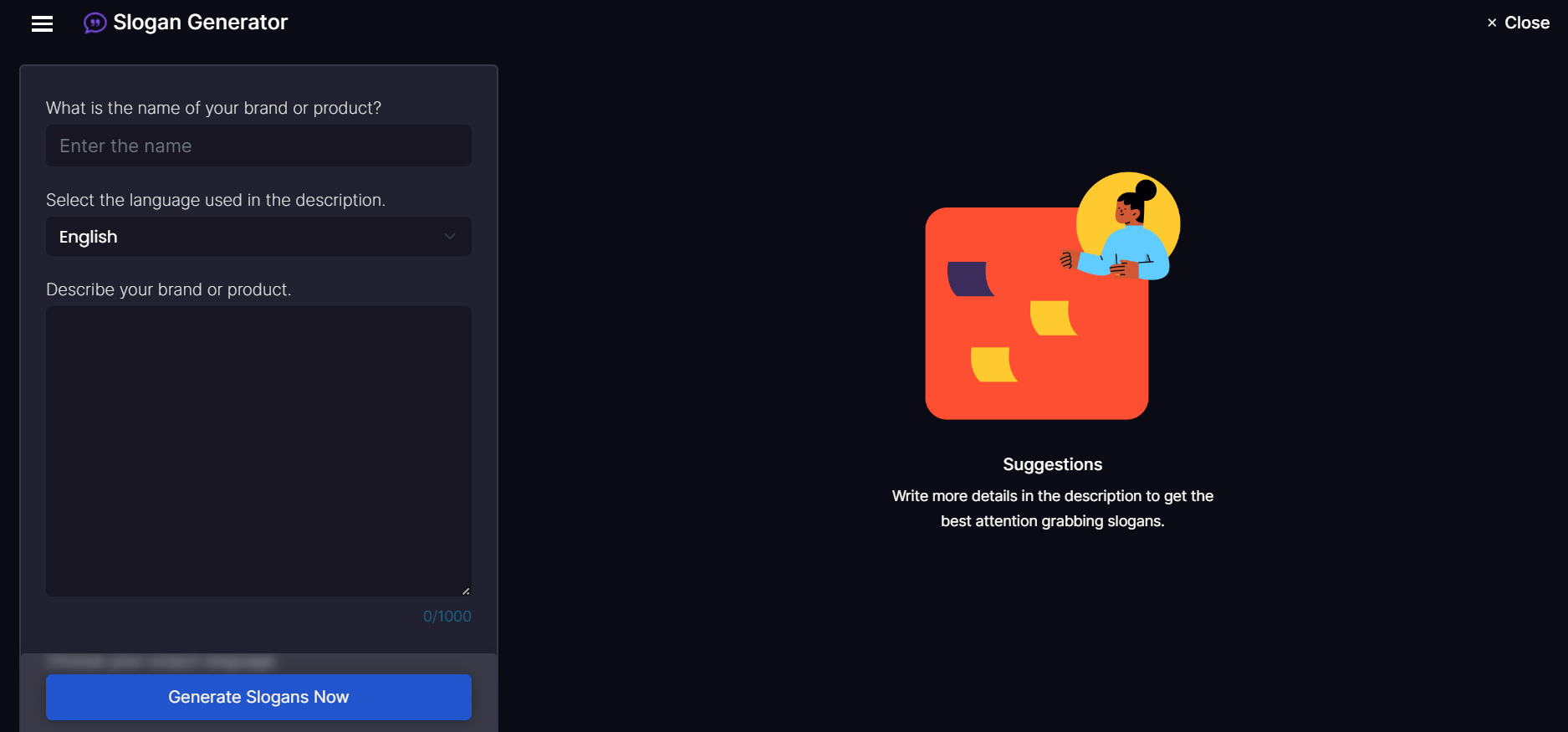 Slogan Generator Tool – Paradym Resources